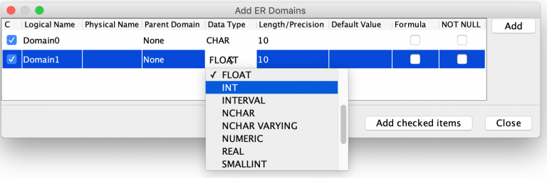 Entity Relationship Diagram in Astah Professional