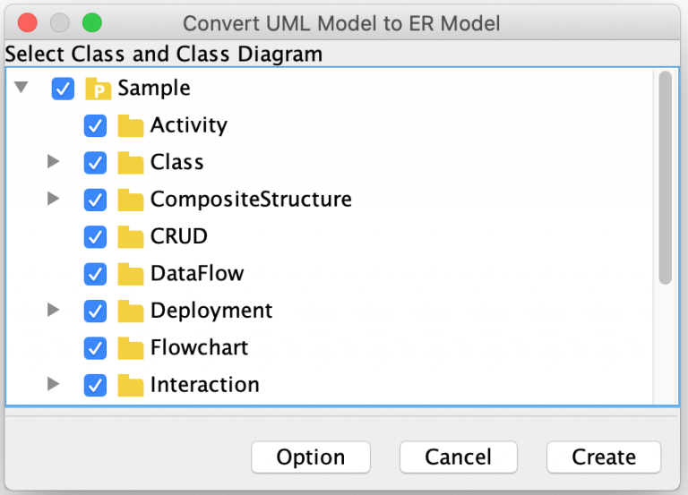 Convert UML to ER models - Astah