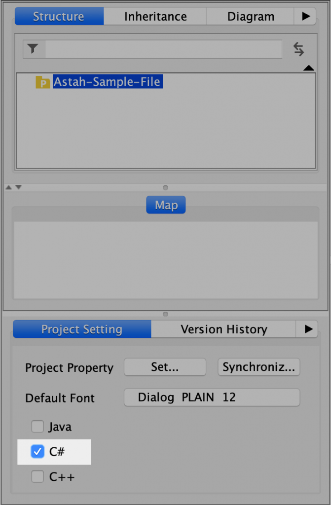 Working with C# - Astah