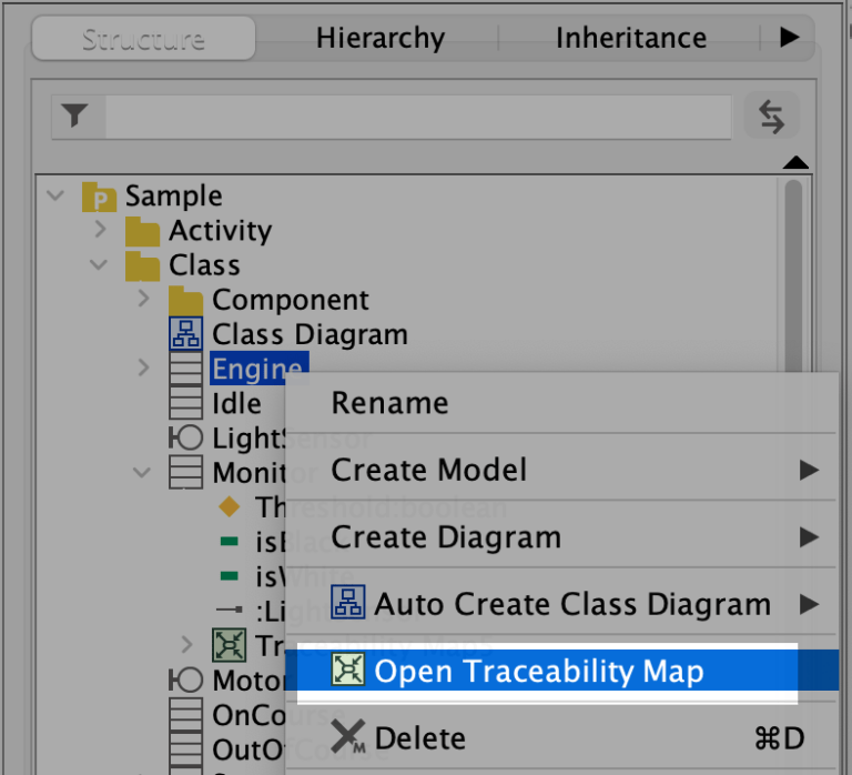 Traceability Map - Astah