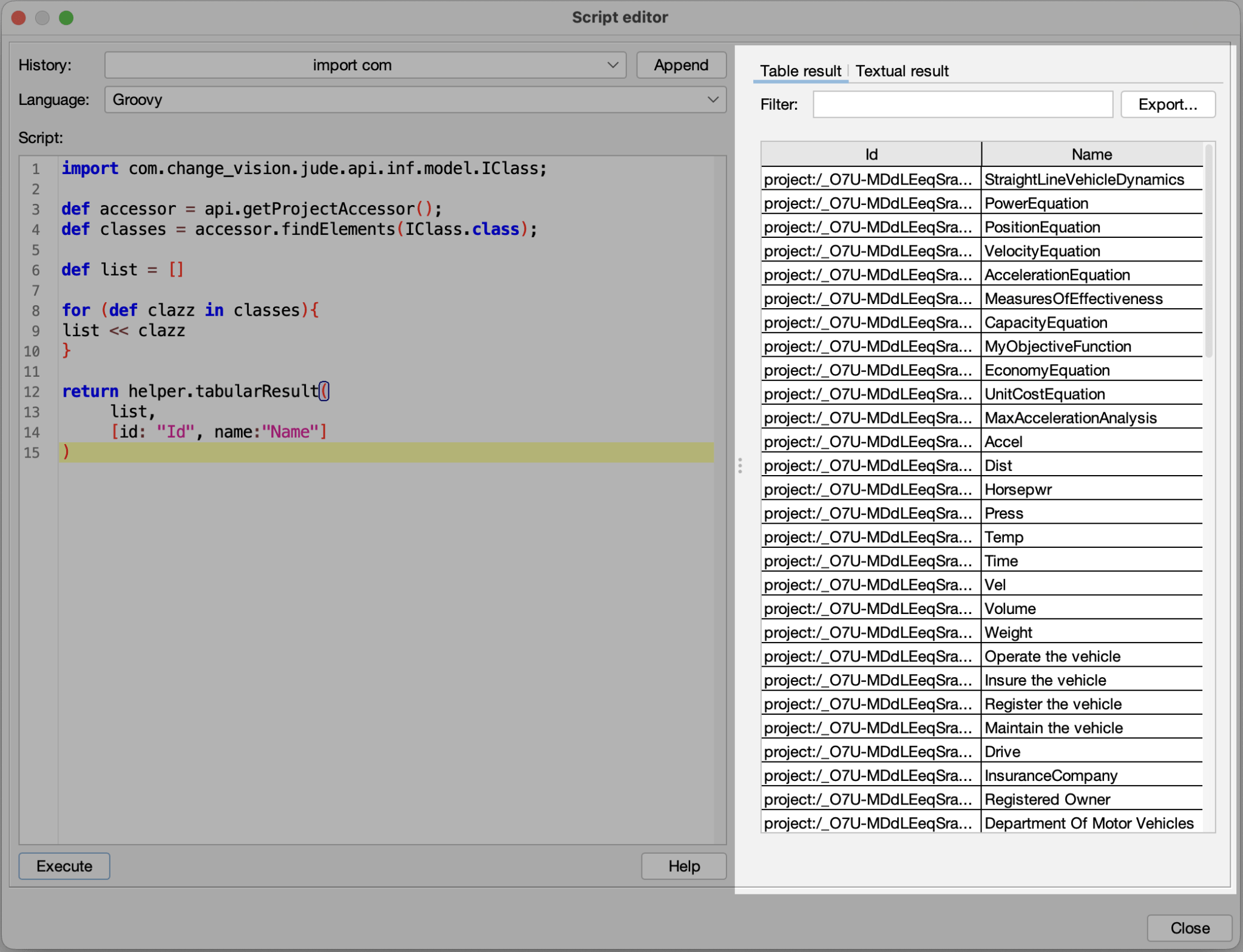 Model-Driven Script Editor for Astah SysML and System Safety