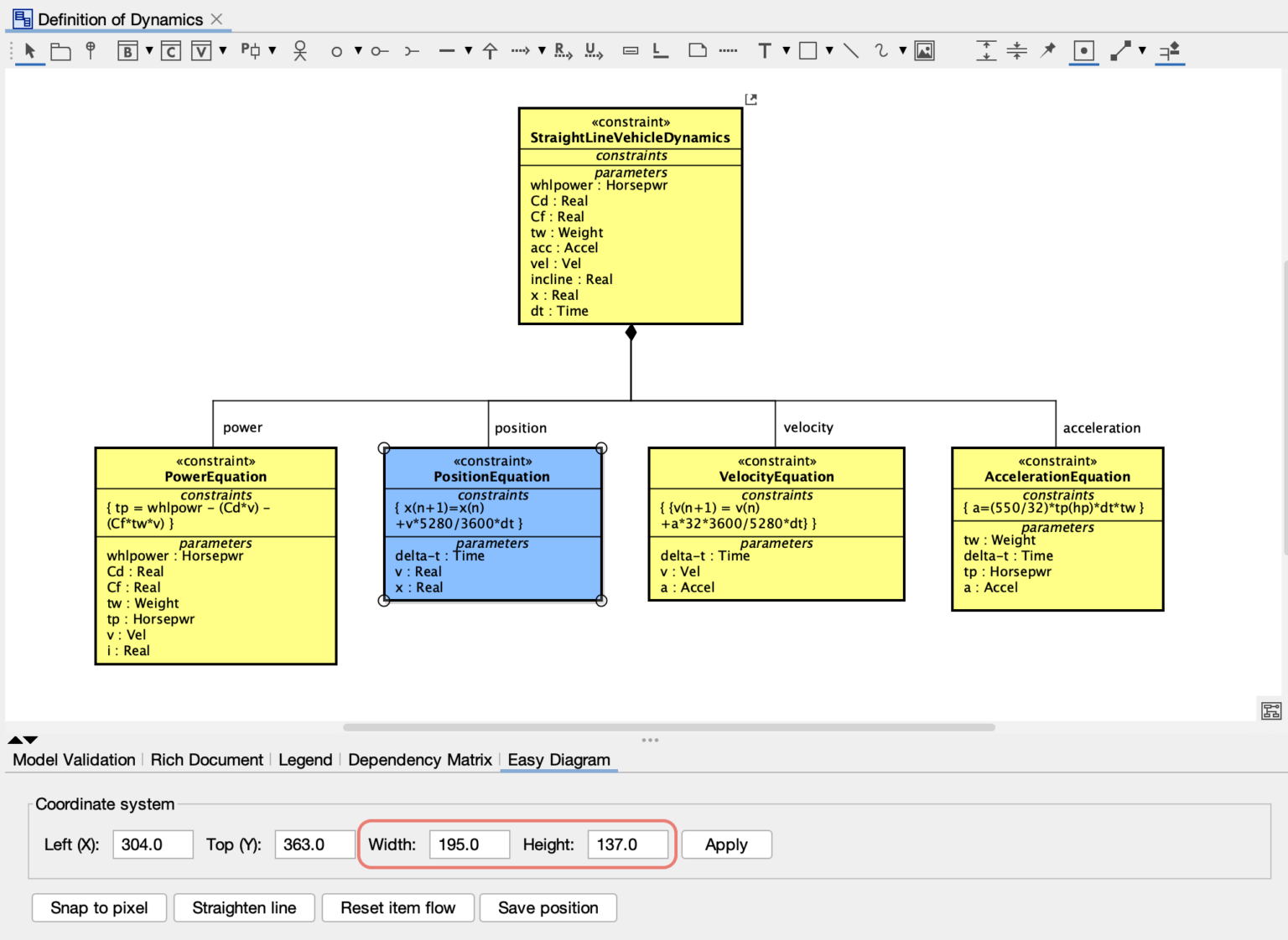 Astah Easy Diagram Plugin for SysML modeling