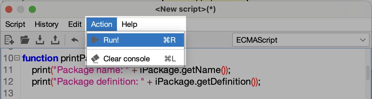Script Editor for Astah Products