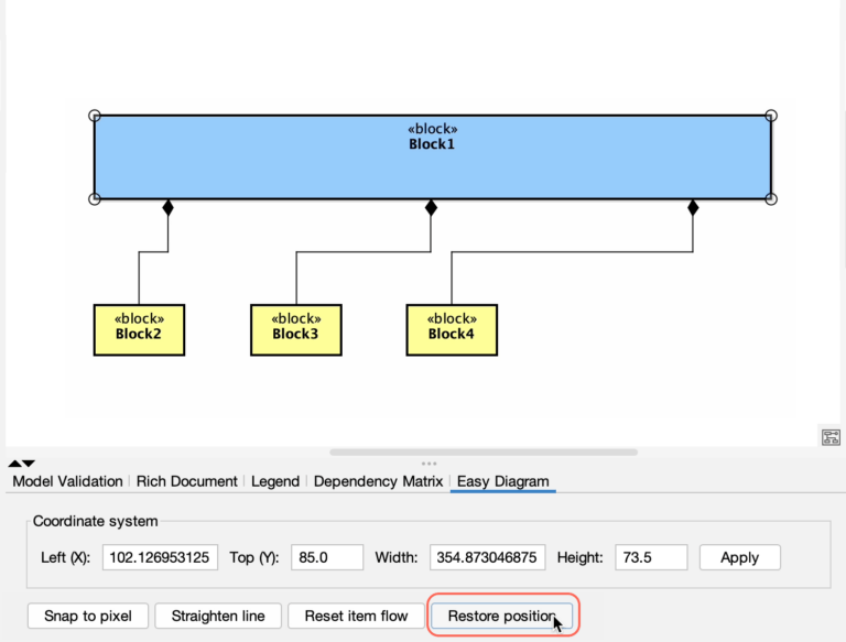 Astah Easy Diagram Plugin for SysML modeling