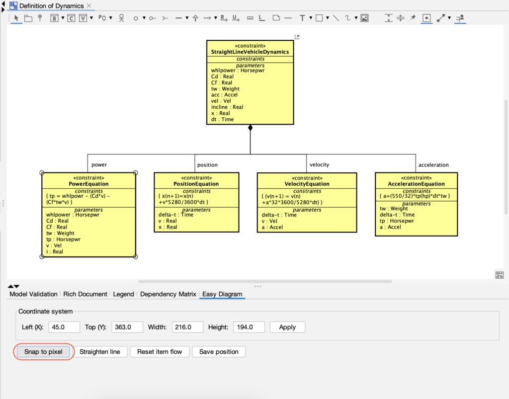 Astah Easy Diagram Plugin for SysML modeling