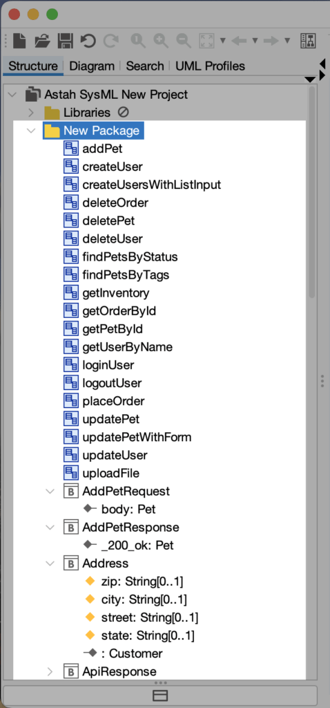 Astah SysML OpenAPI importer Plug-In - Astah