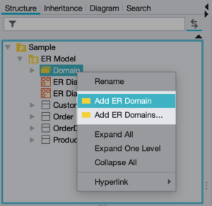 Entity Relationship Diagram in Astah Professional